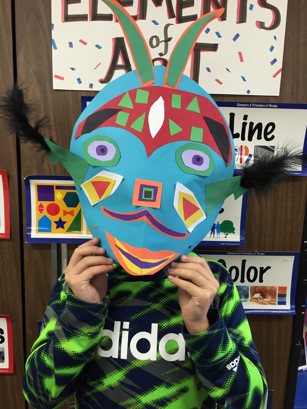 Elements of the Art Room: 5th Grade Masks!