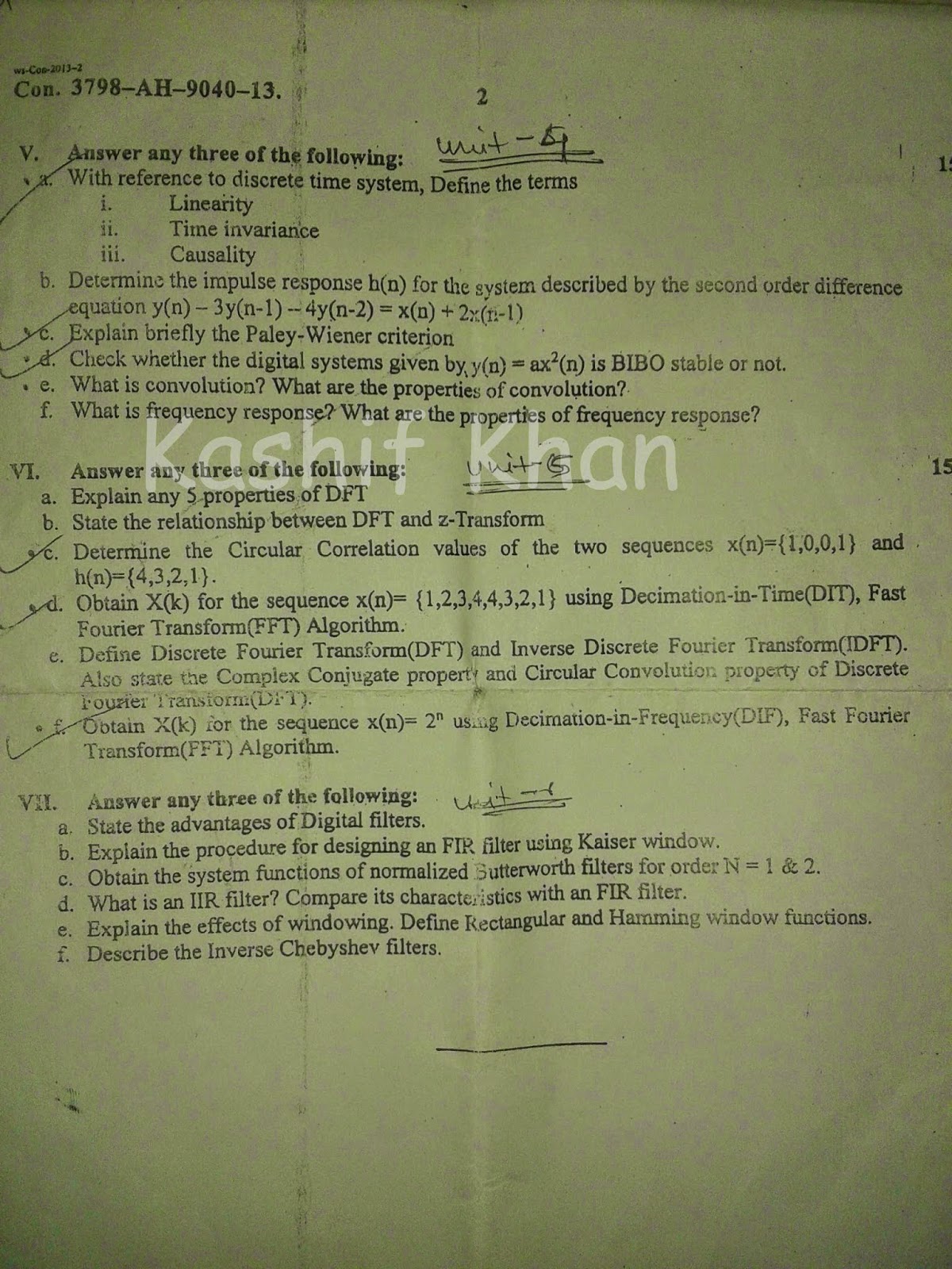 Mumbai University Question Papers tyit (IT) Sem 5 and 6