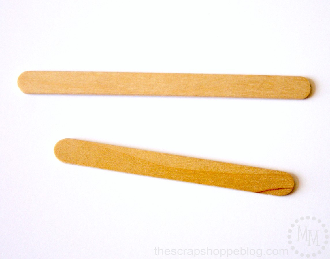 Simple but Glamorous Popsicle Stick Necklace - The Scrap Shoppe