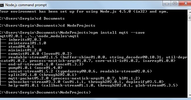 Arduino Yun + Node.js + MQTT