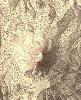 Theories of formation Devil Tower ~ Cliffs & Canyon