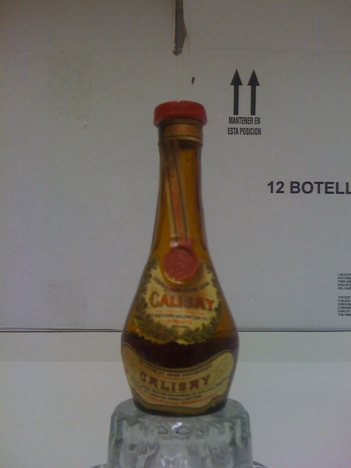 Botellines Juan Rivas: Destilerías Mollfulleda · Licor Ferro Quina Calisay