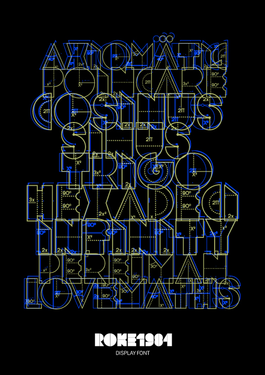 Modernity Collective: Roke 1984 Font