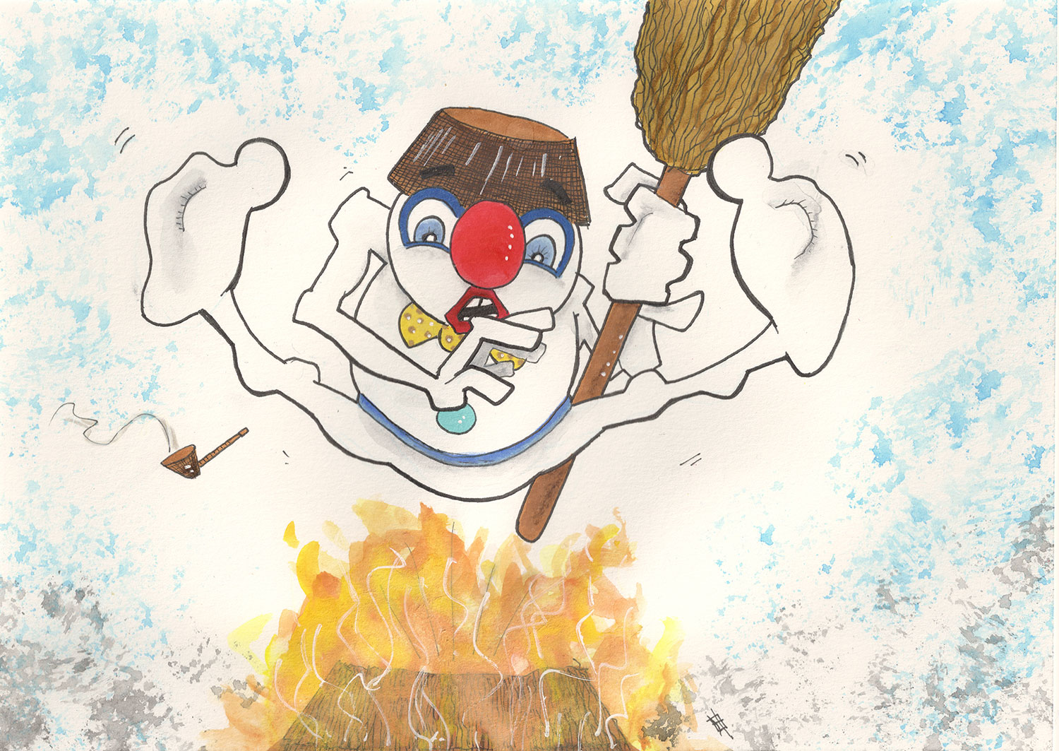 Random Drawings: Sechseläuten - The Böögg