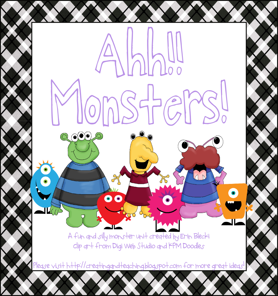 Monster Name Tags--Freebie! | creating & teaching
