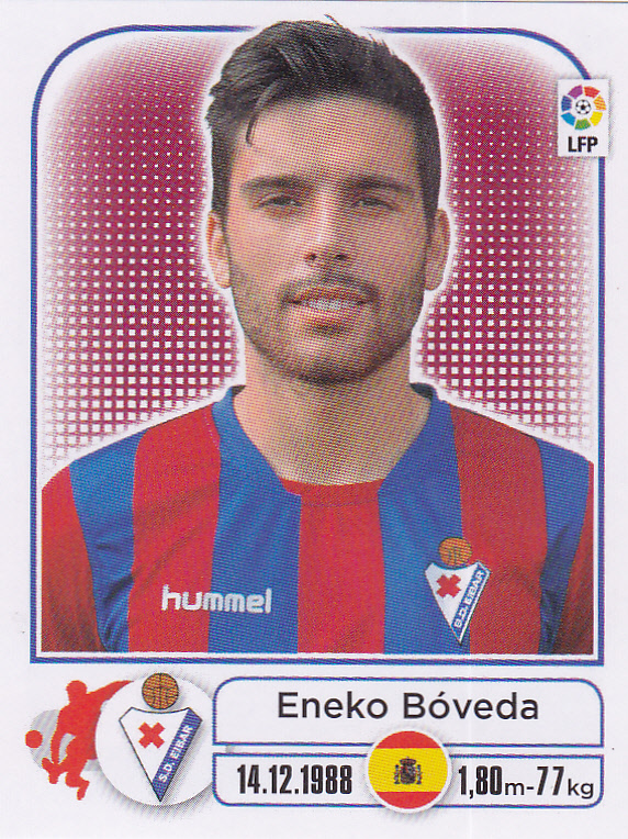Cromos Eibar Stickers colección Liga BBVA 2014-15 edición Sudamérica de ...