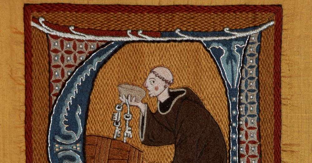 Tangled in Fibres: "The Monk" - an embroidered piece inspired by 13th ...