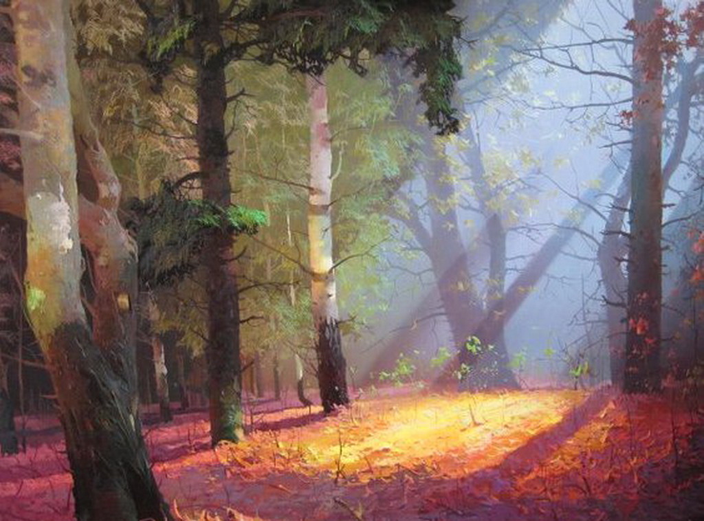 El arte es su máxima expresión : Modernos Oleos, Naturaleza Rusa En Su ...