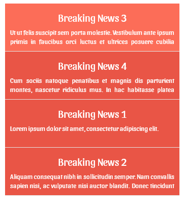 How to create bottom to top scrolling text using css and jquery