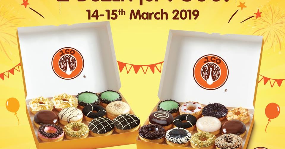 Manila Shopper: J.Co 7th Anniv Buy1 Get1 Dozen Promo: March 14-15 2019
