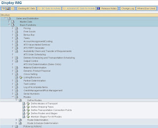 SAP Tutorials: Route Determination Configuration