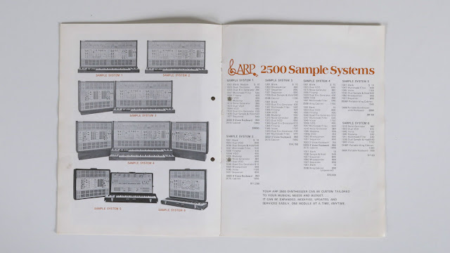 MATRIXSYNTH: ARP 2500 vintage modular synthesizer original brochure ...