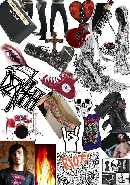 Pippa's Advanced Portfolio Blog.: Alternative Rock Mood Board