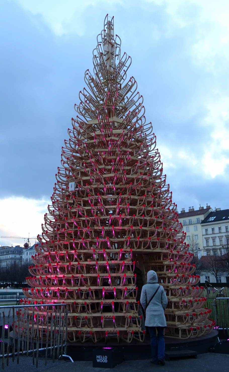 Vreni's Vienna Daily Photo: Sledge Tree