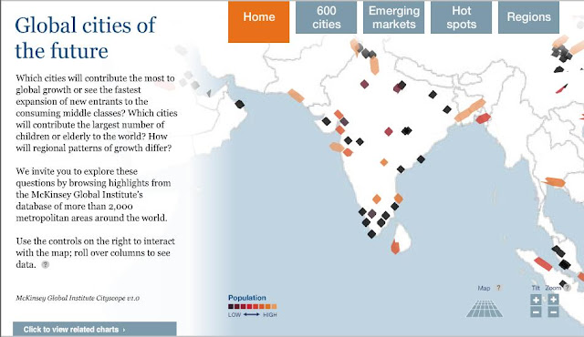 Global cities of the future: An interactive map