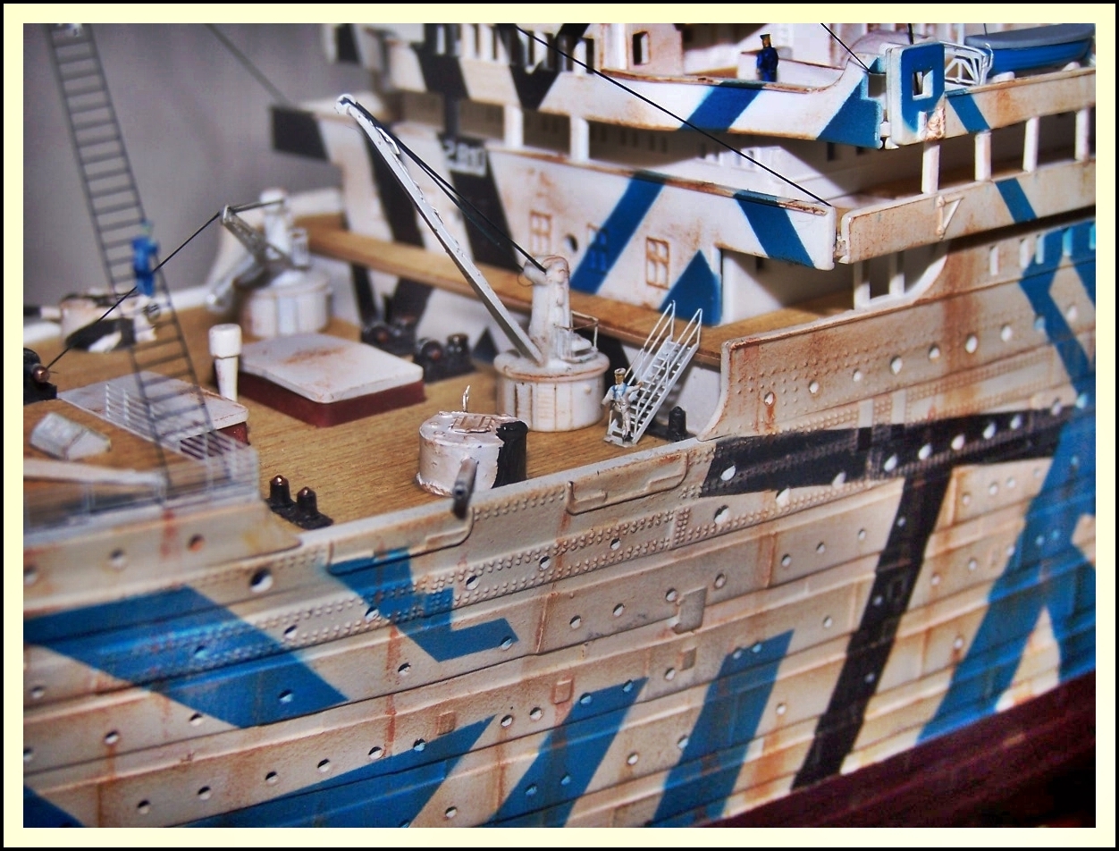 maquetas-sario: RMS TITANIC CONVERSION AL RMS OLYMPIC ACADEMY 1/400 ...