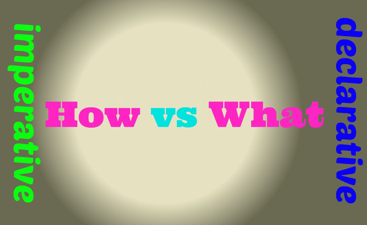 Test Case Desing Approach: imperative vs declarative