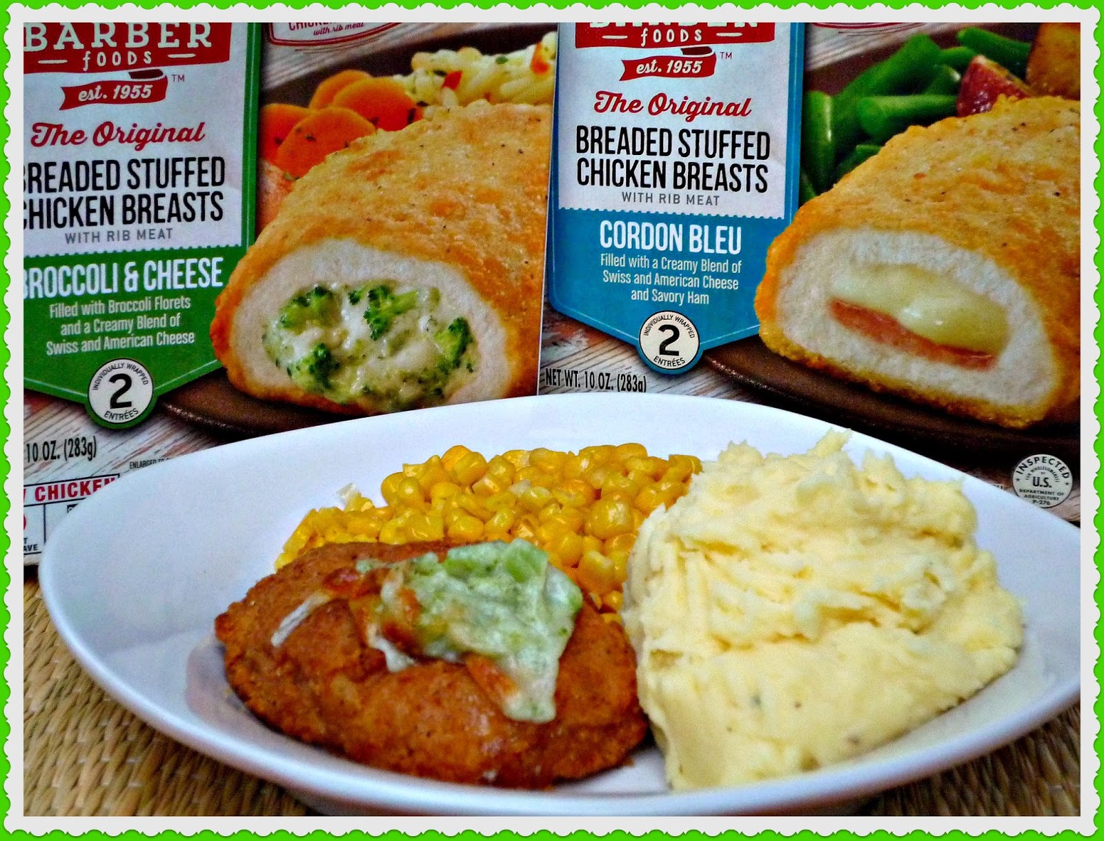 No-Stress Weeknight Dinner with Barber Foods Broccoli Cheese Stuffed ...