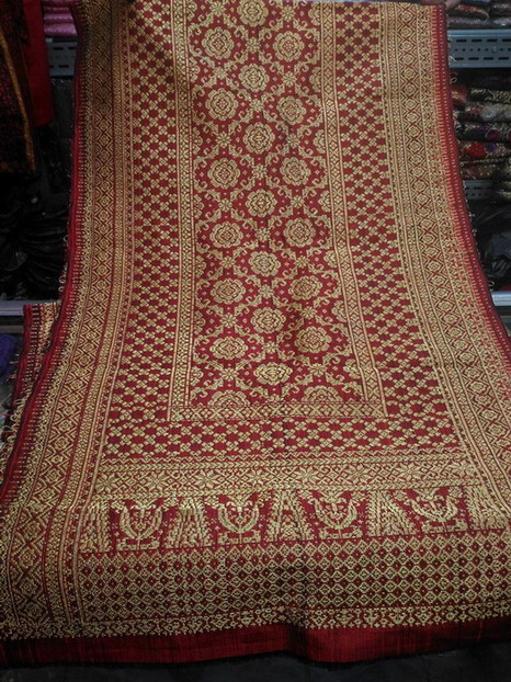 Songket Palembang - motif bunga sakura berante | Songket Palembang Online