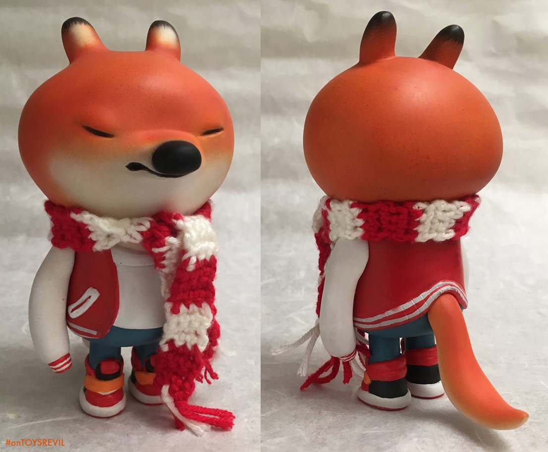 SUNNY THE RED FOX Resin Toy by Ah Guan of Messy Desk Studio
