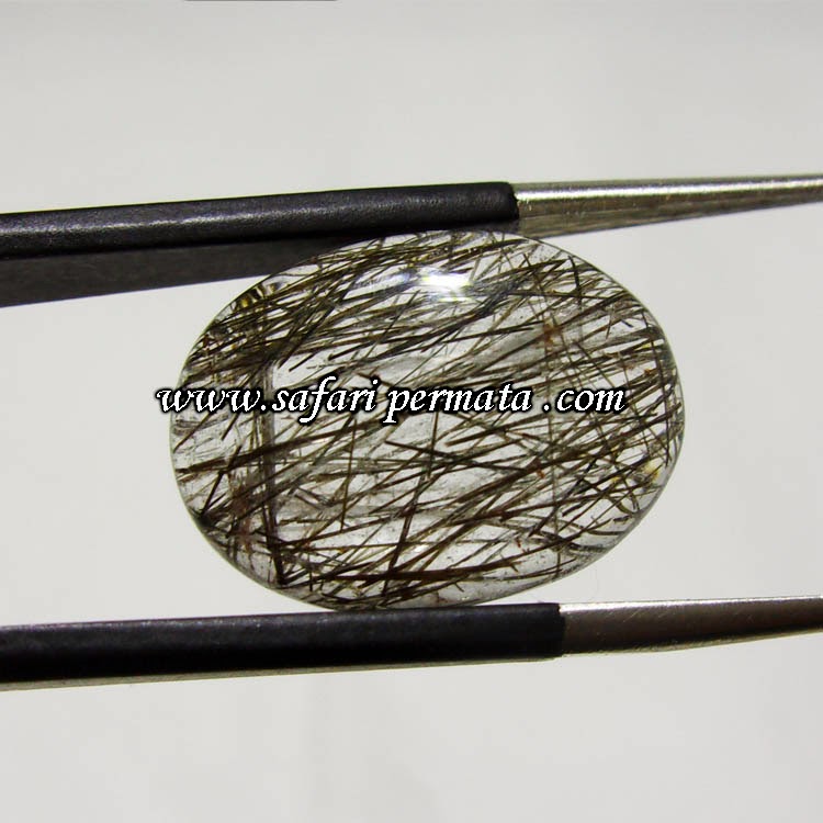 Batu Permata Natural Rutile Quartz - Kode 1170 | Desain Safari Permata