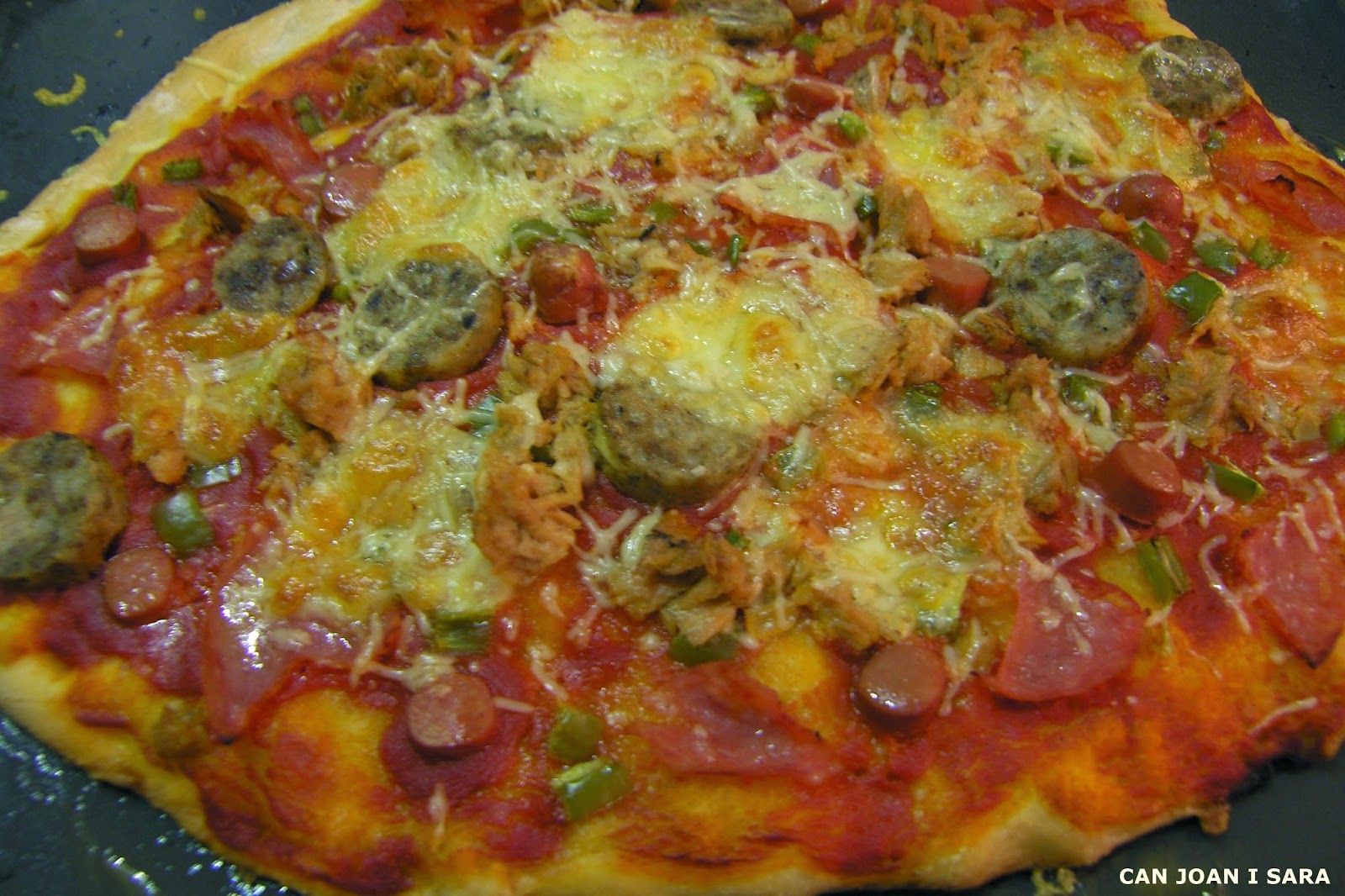 CAN JOAN I SARA: PIZZA CASERA