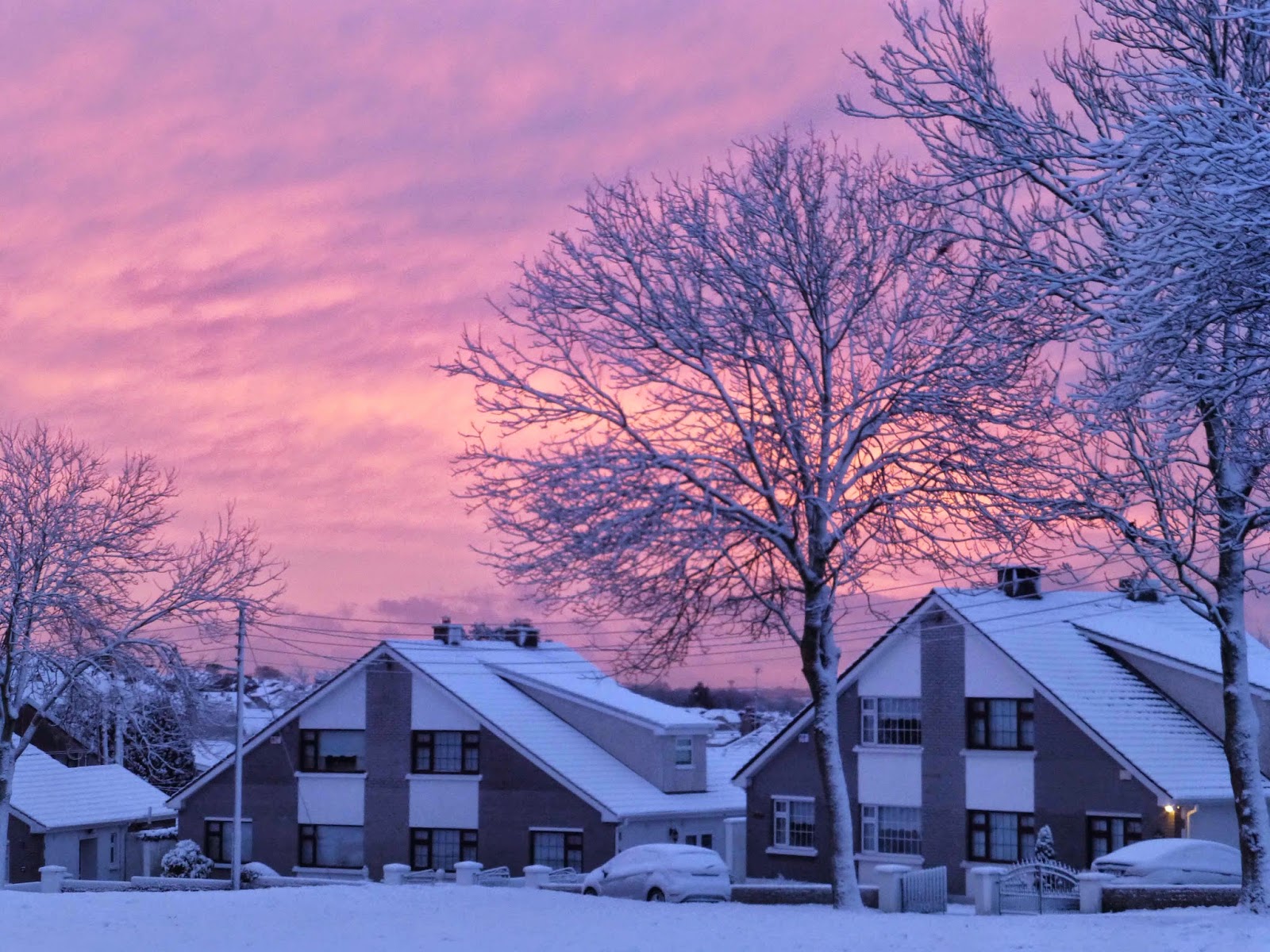 Mayfield, on a snowy morning