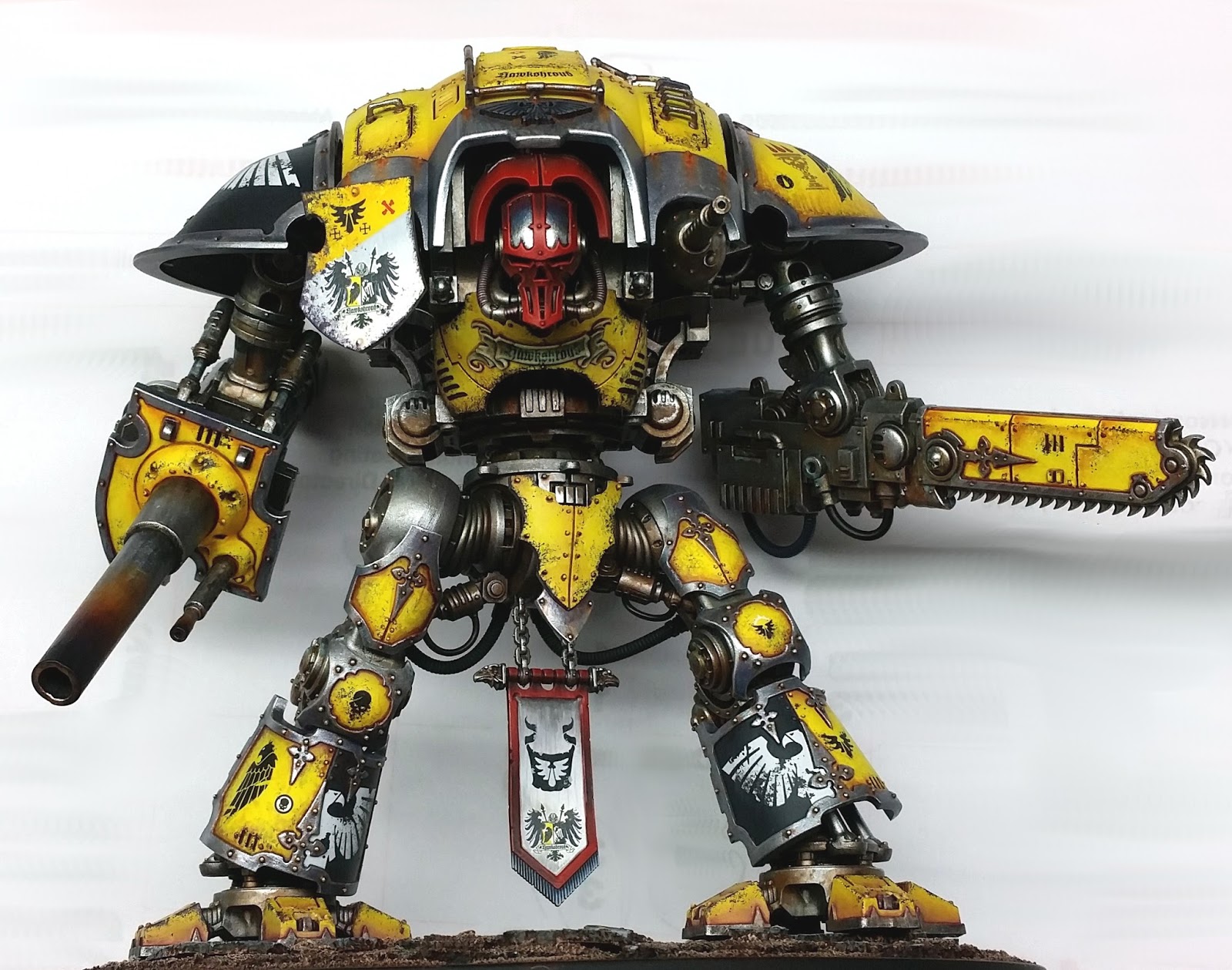 ATTIC WARS - A 40K BLOG!: Imperial Knight - House Hawkshroud!