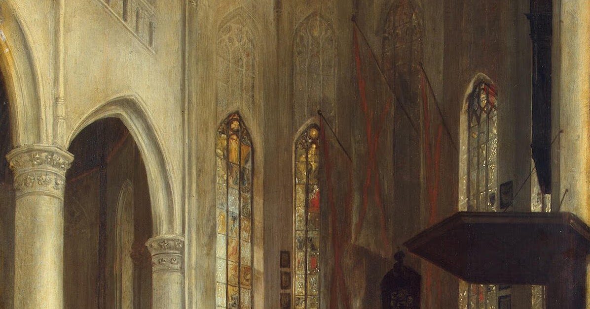 Old Church in Delft - Emmanuel de Witte | Endless Paintings