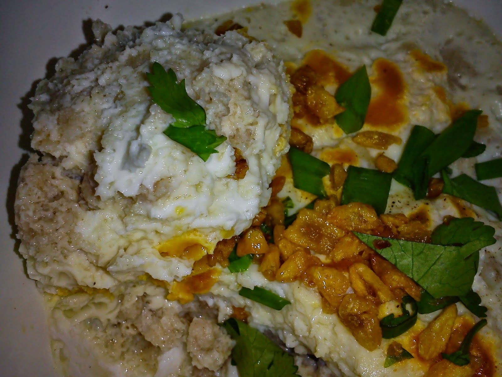 Cooking Pleasure: Steamed Minced Meat With Salted Eggs