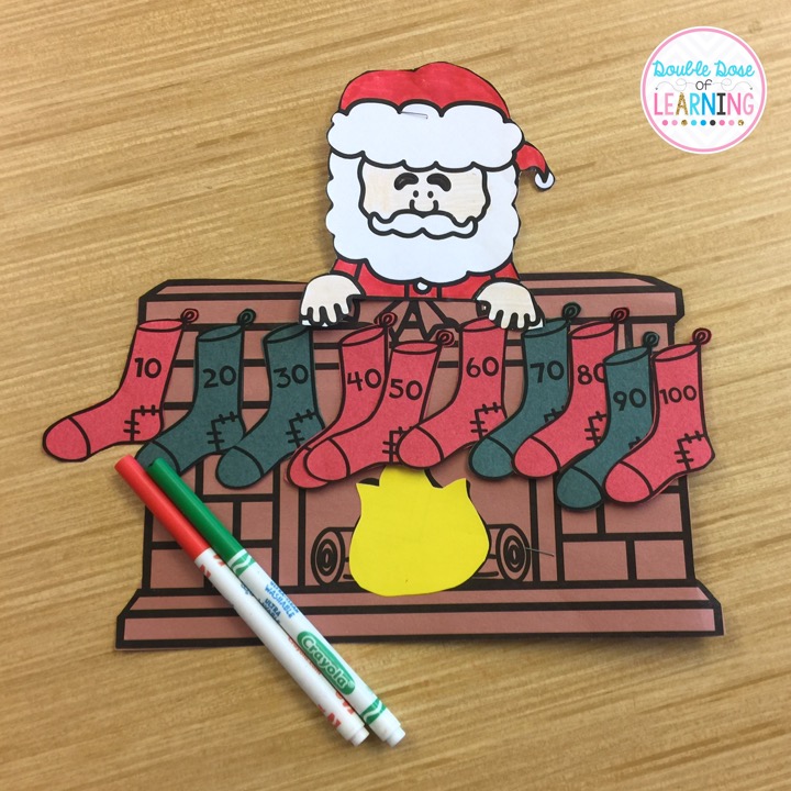 Winter and Christmas Math Crafts for First Grade! - Double Dose of Learning