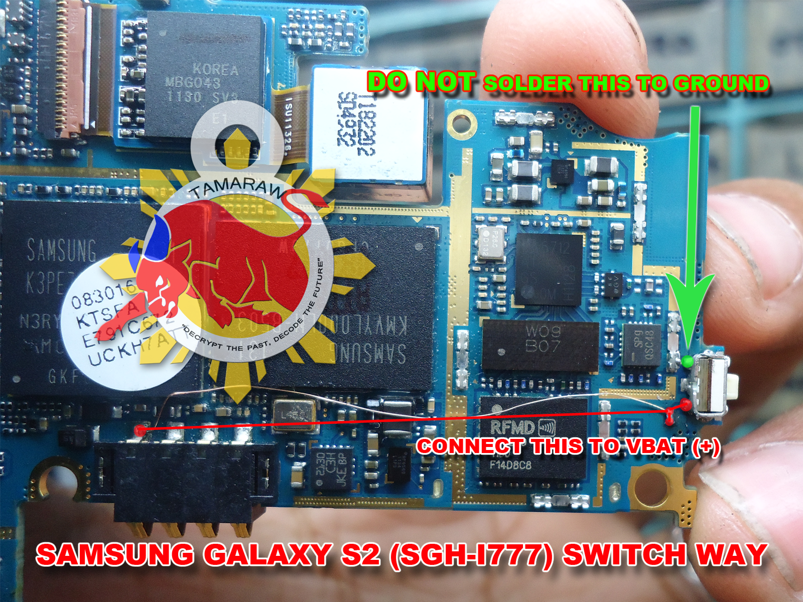 TAMARAW8: SAMSUNG GALAXY S2 (I777) SWITCH WAY