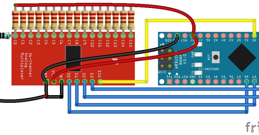 Membaca Data Analog Multiplexer Dengan Arduino Arduino Libs Ayo Belajar Arduino
