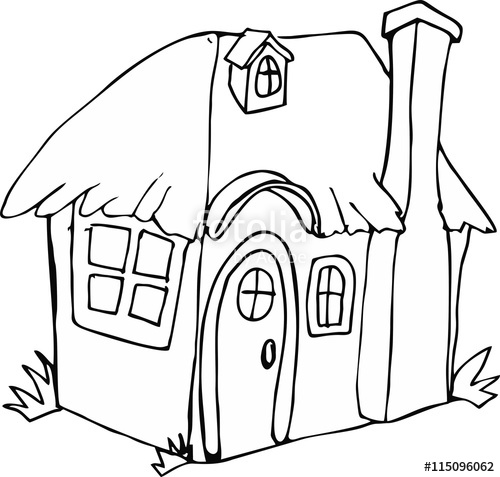 dennyranch_art: cartoon house - Coloring Pages for Kids