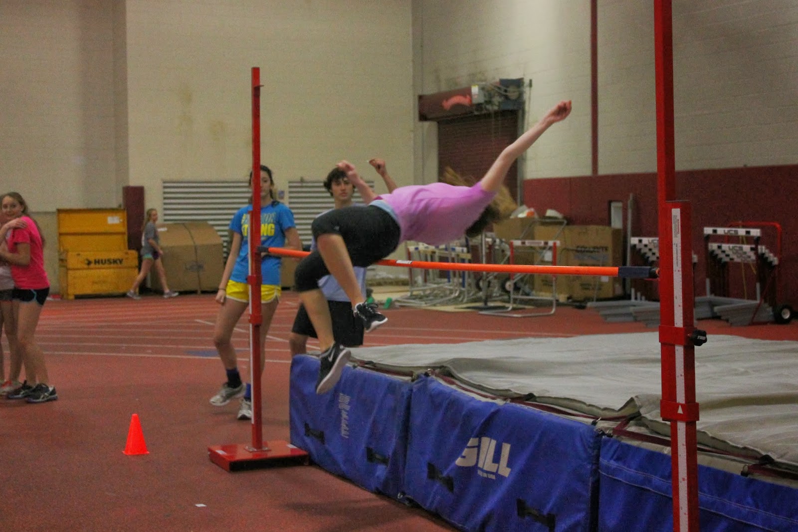 Gloucester Track & Field: Girls High Jump Practice