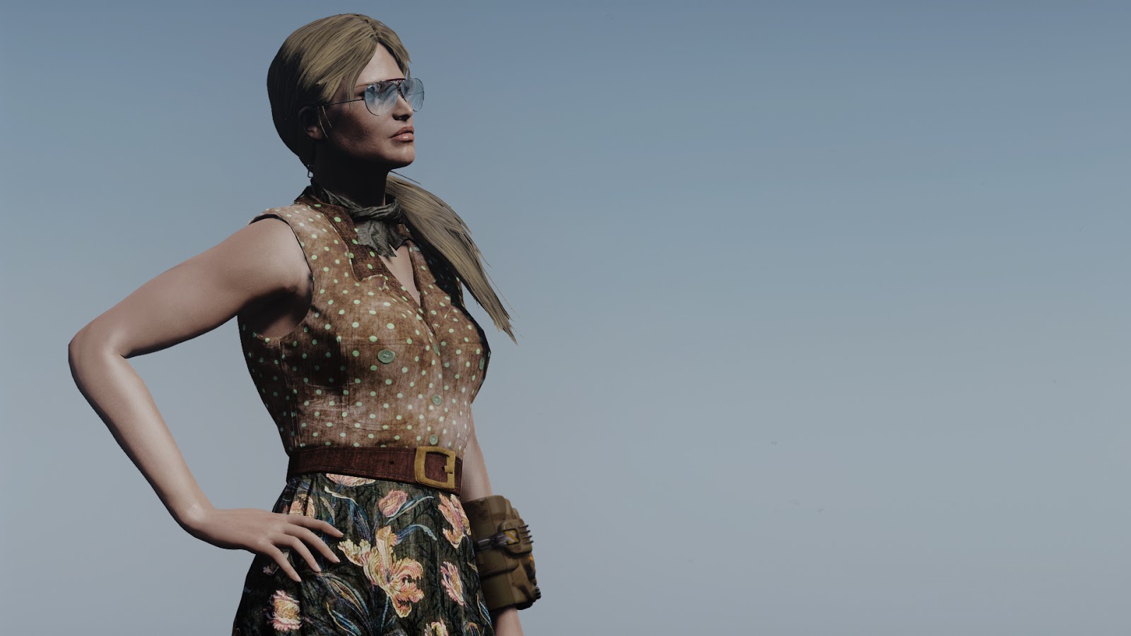 Floral dress for Fallout 4 - Vobla's creatures