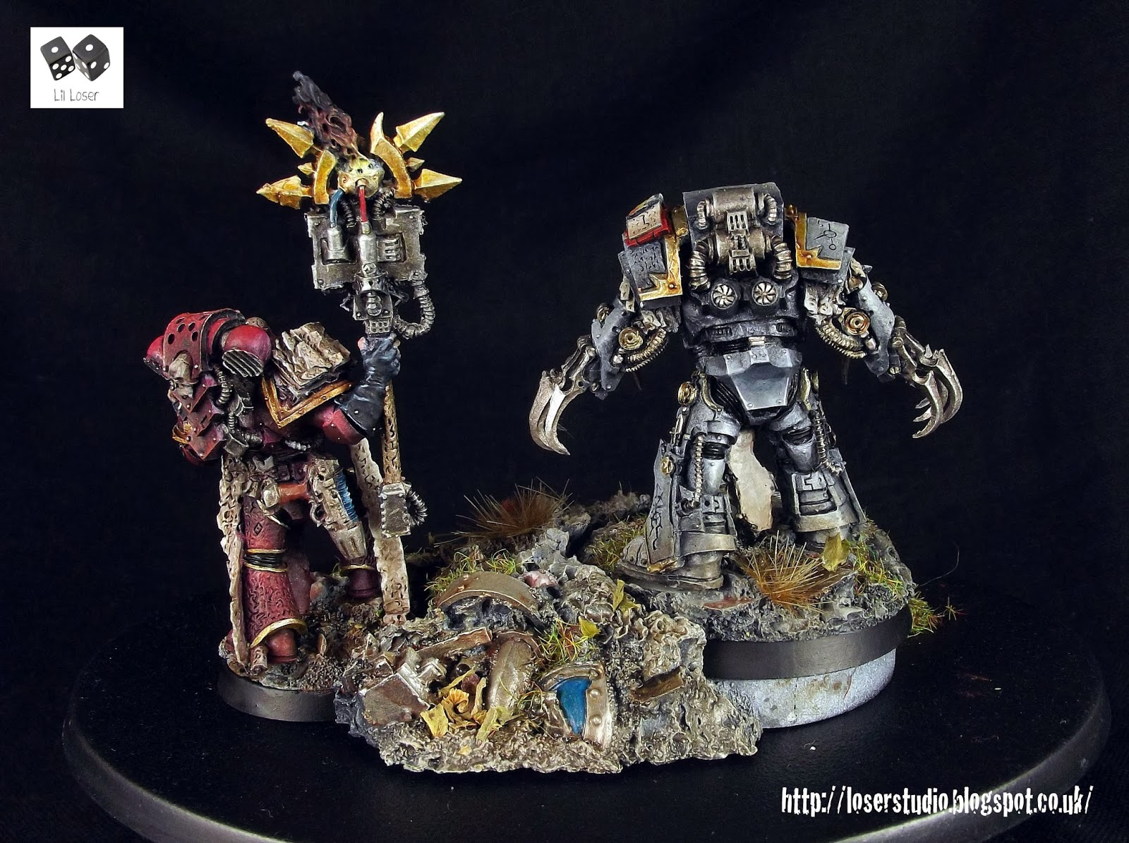 Kor Phaeron and Erebus ~ LilLegend Commission Painting Studio