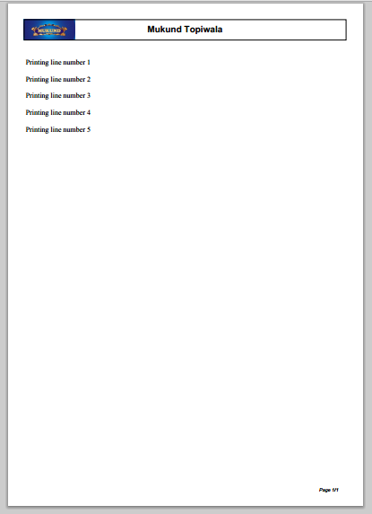 Mukund Topiwala: fpdf tutorials with examples