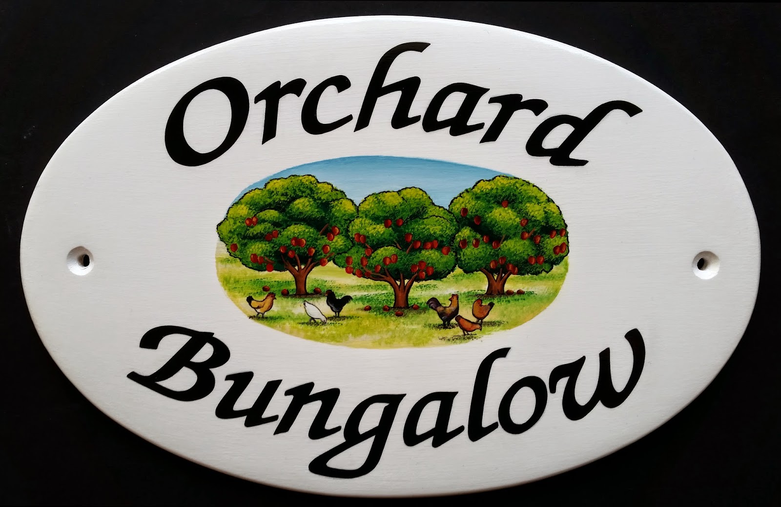 Hand Painted House Signs by Ceramic Art: House Signs Plaques Nameplates ...