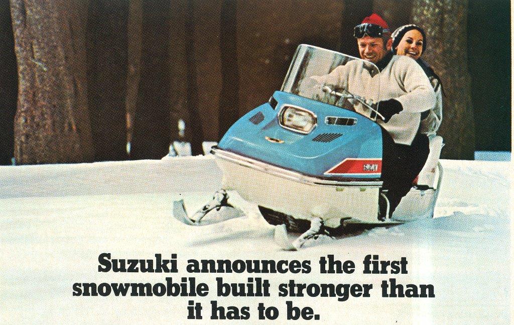 CLASSIC SNOWMOBILES OF THE PAST: 1971 SUZUKI SNOWMOBILE