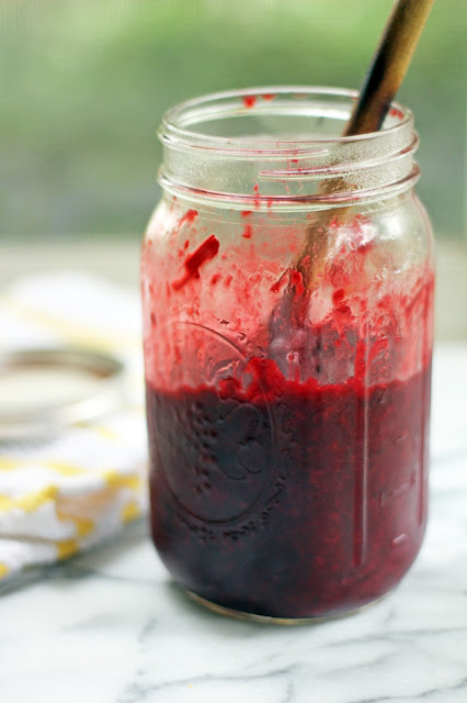 Blue Kale Road: Rhubarb-Marionberry Jam