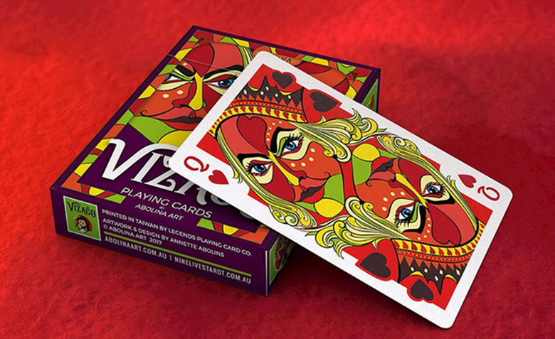 First Look: VIZAĜO Playing Cards by Annette Abolins