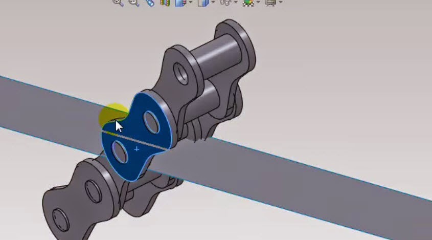How to assemble the Chain in Solidworks 2011 From VDO - SolidWorks Share