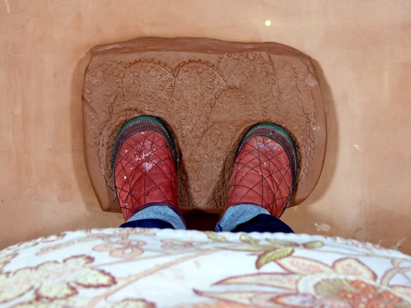 an imagined eden: Stomping, a very specialized clay technique