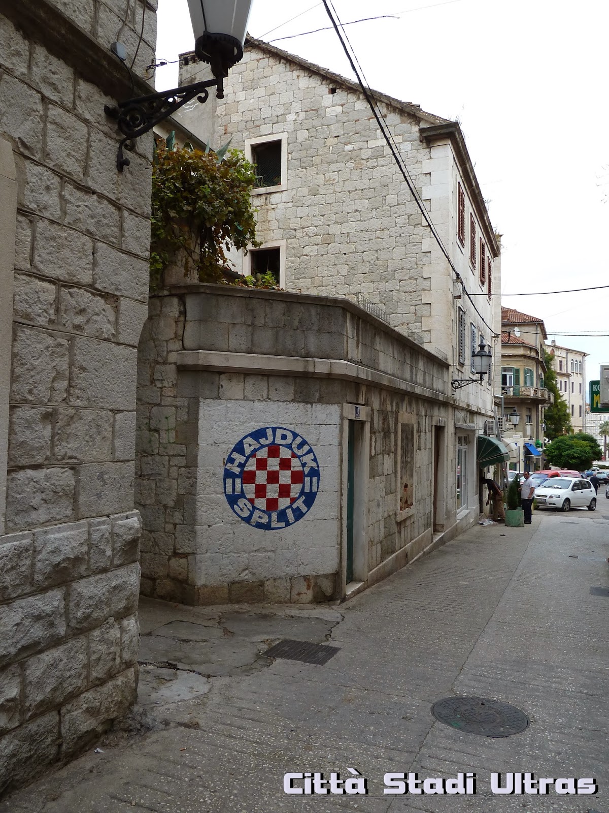 Città Stadi Ultras: Torcida Hajduk Split Wandmalerei