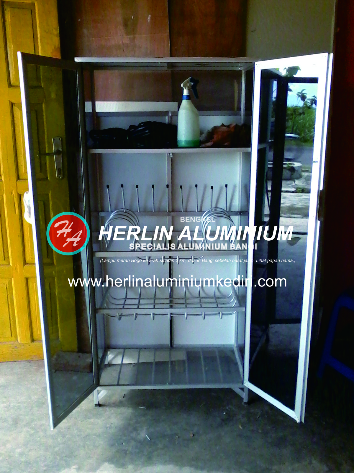 Daftar Harga Lemari Piring di Kediri, Rak Piring di Kediri, Meja Makan ...