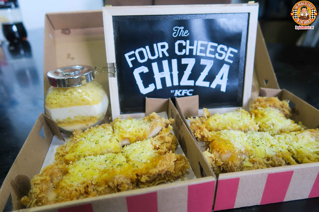 THE PICKIEST EATER IN THE WORLD: WHOA... KFC'S FOUR CHEESE CHIZZA!