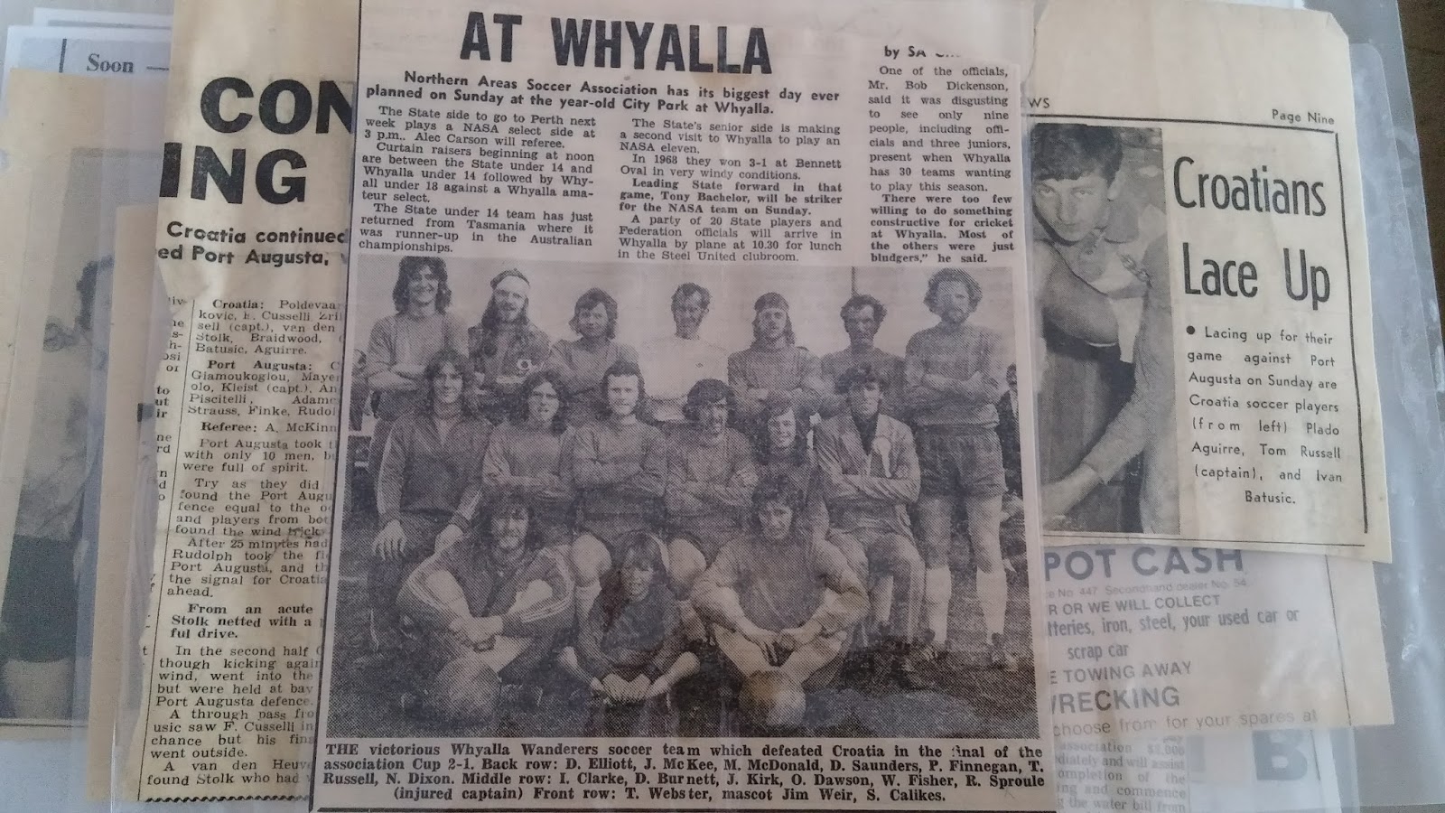 Melbourne Soccer: Whyalla Soccer