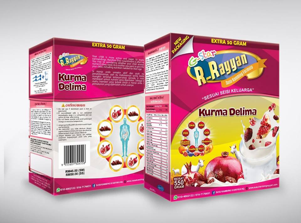 SUSU KAMBING R-RAYYAN - RAWAT SEMBELIT, EKZEMA, KAHAK, BERAT BADAN BAYI ...