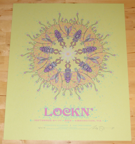 INSIDE THE ROCK POSTER FRAME BLOG: Marq Spusta moe. Down & Lockn ...
